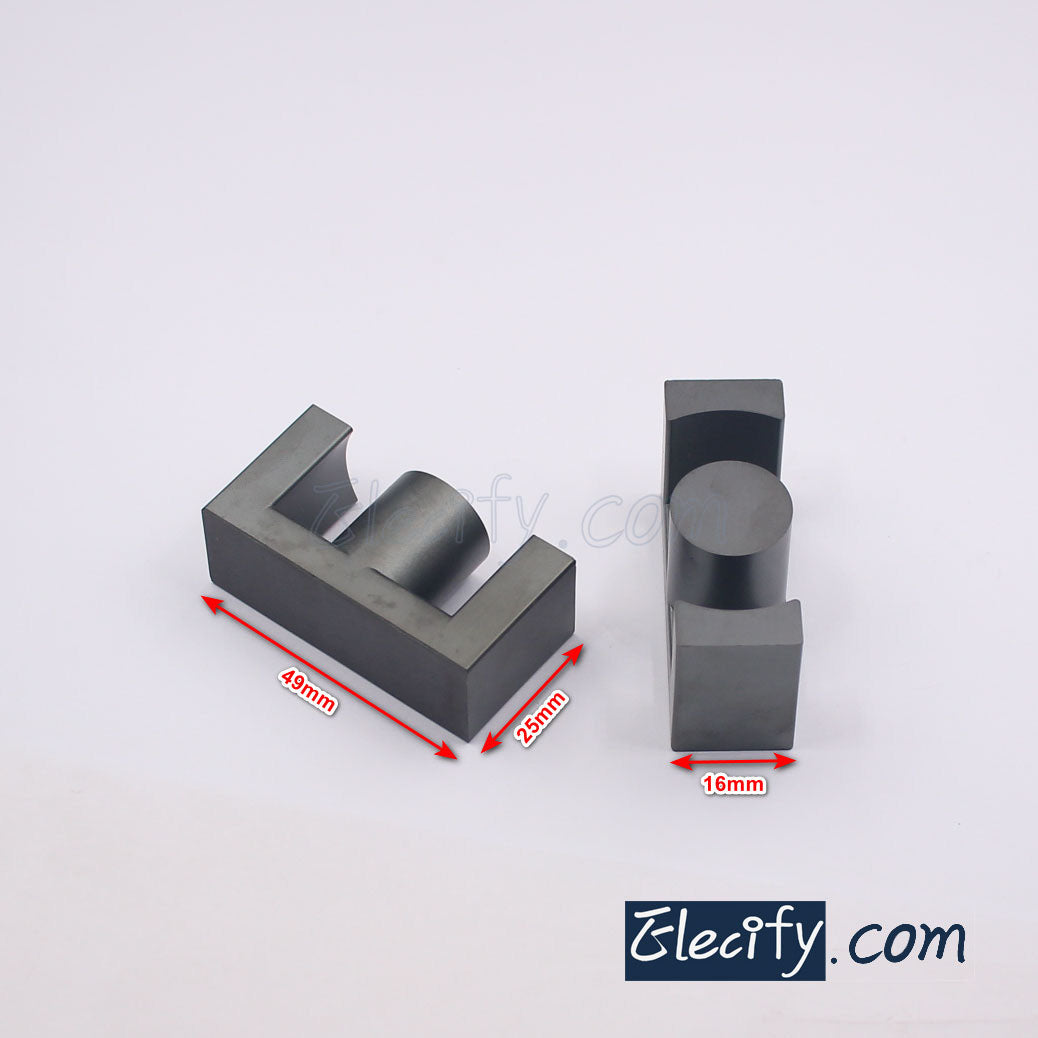 PC40 ETD49 10+10pins Ferrite Cores and bobbin, transformer core 49mm – elecify