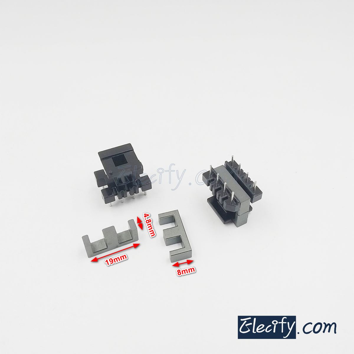 EE19 PC40 Ferrite Cores and bobbin 19mm – elecify