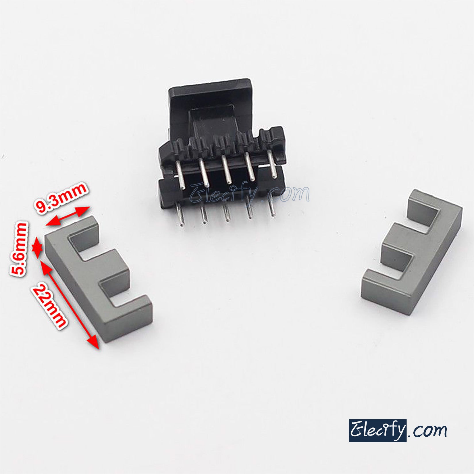 PC40 E22 EE22 5+5pins 4+4pins horizontal ferrite transformer cores 22mm ...