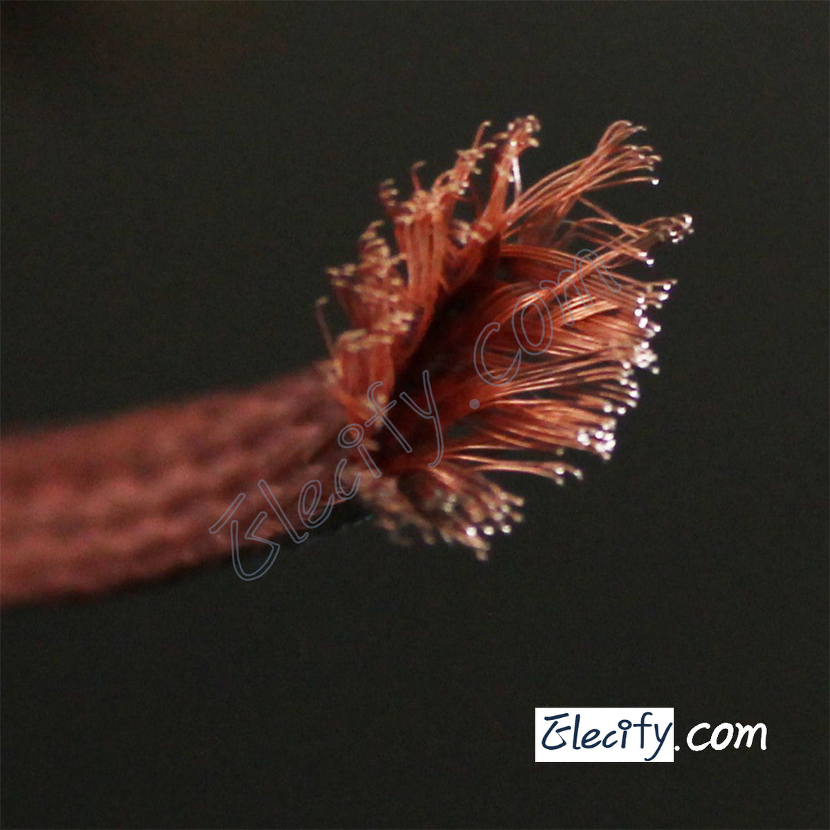 1m 3.3ft 6mm Flat Copper Braid cable,Bare copper braid wire, ground le ...