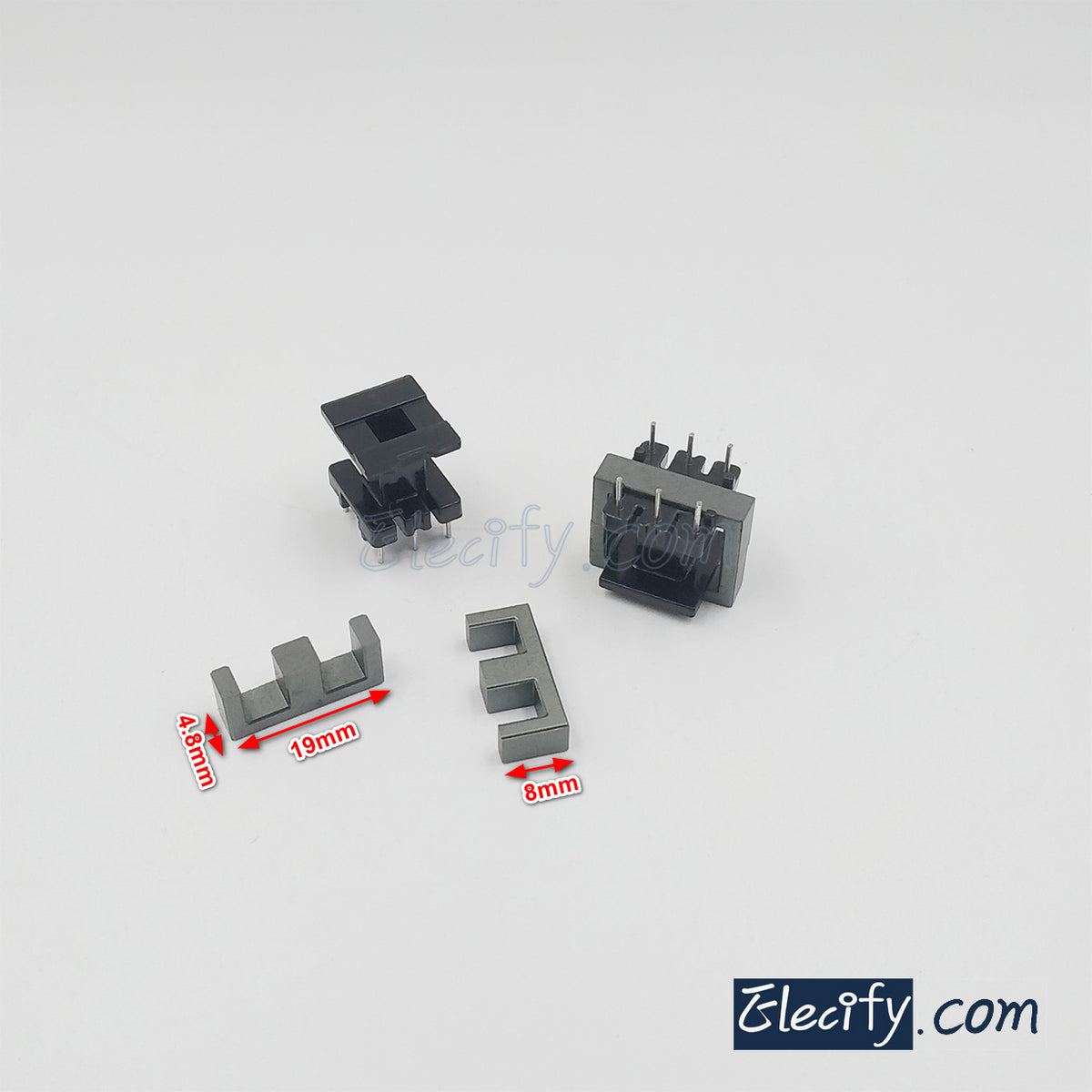 EE19 PC40 Ferrite Cores and bobbin 19mm – elecify