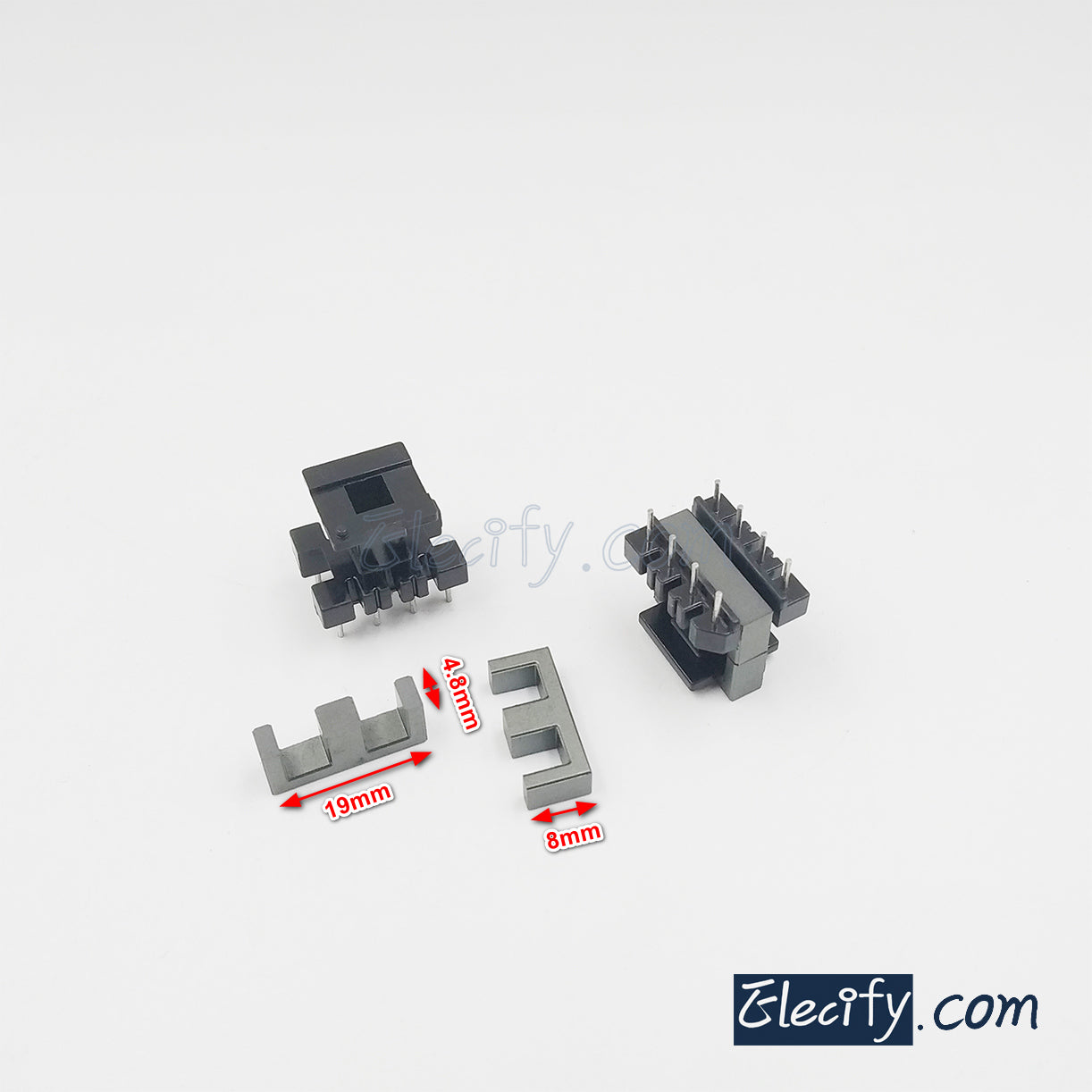 EE19 PC40 Ferrite Cores and bobbin 19mm – elecify