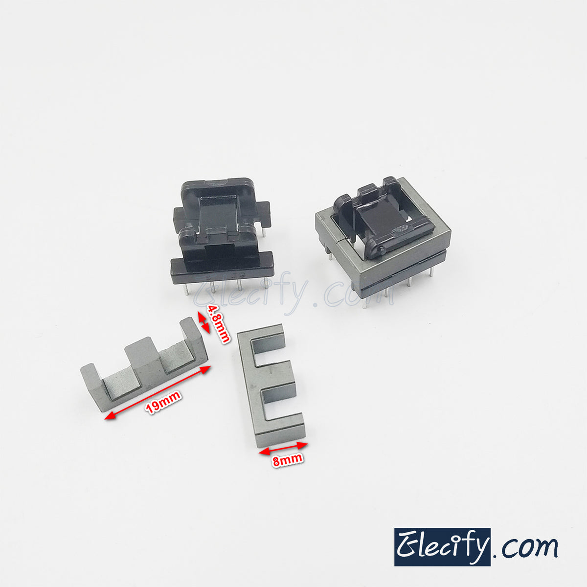 EE19 PC40 Ferrite Cores and bobbin 19mm – elecify