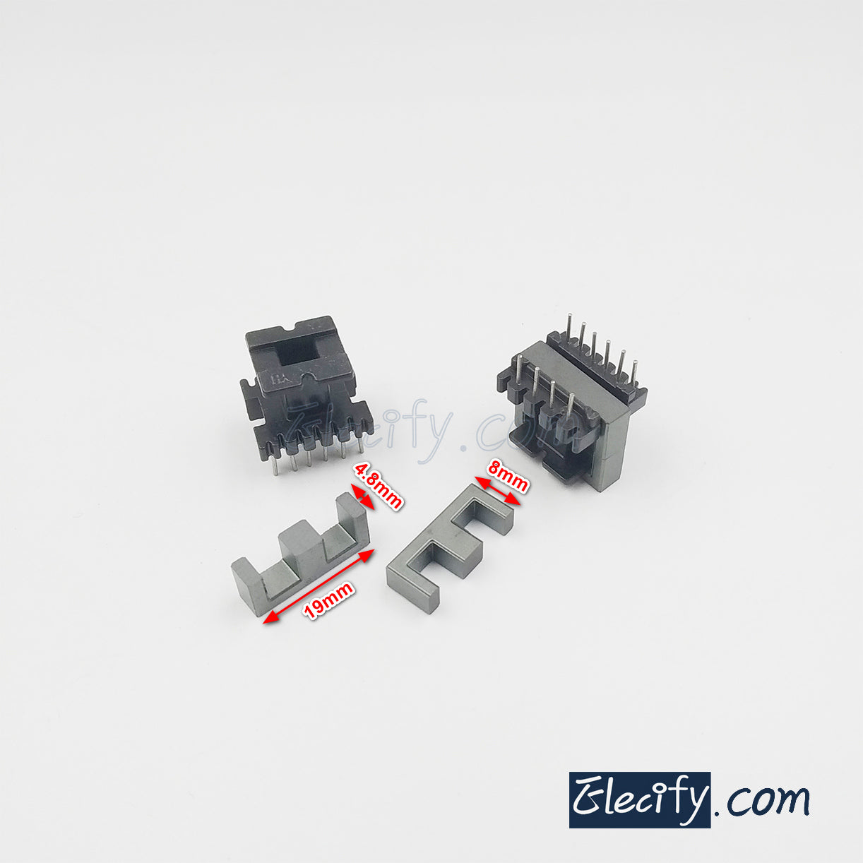 EE19 PC40 Ferrite Cores and bobbin 19mm – elecify
