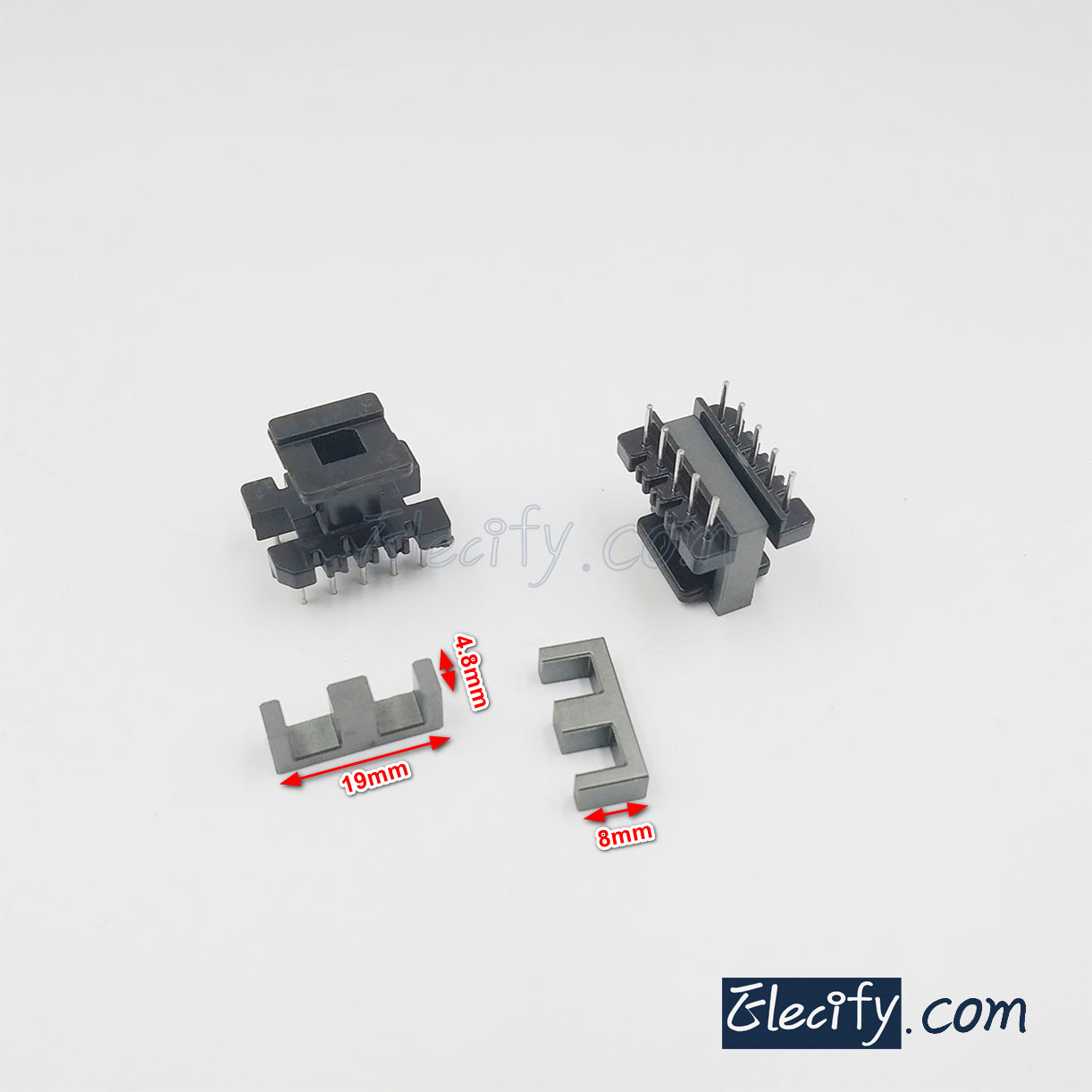 EE19 PC40 Ferrite Cores and bobbin 19mm – elecify