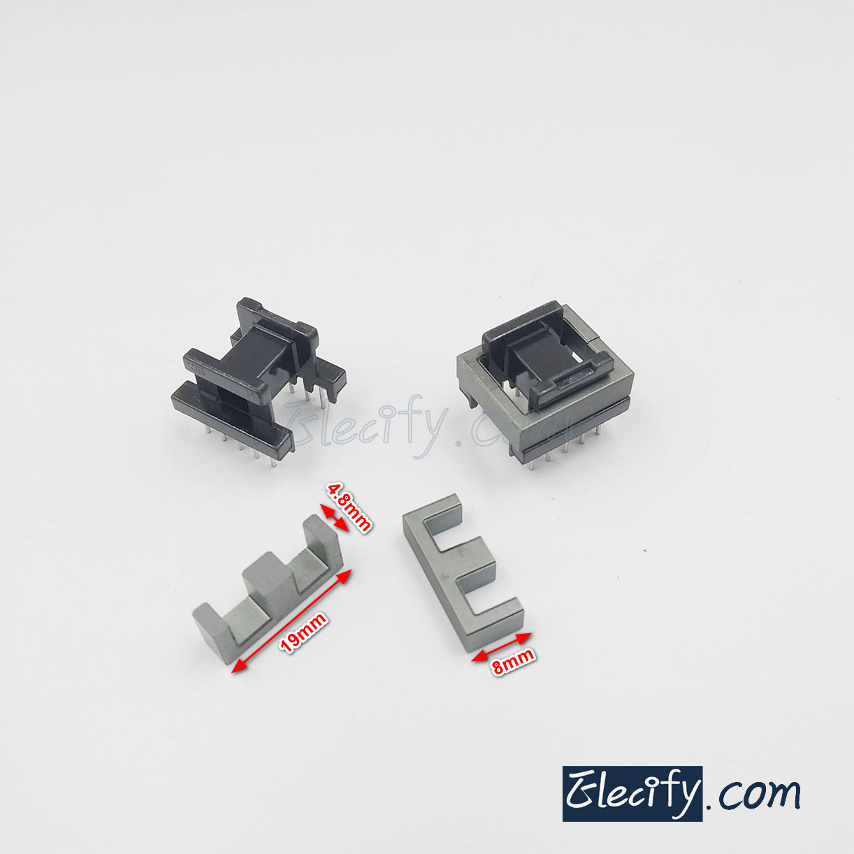 EE19 PC40 Ferrite Cores and bobbin 19mm – elecify