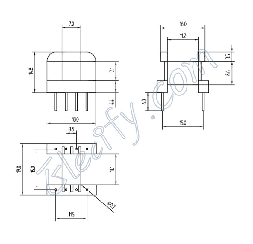 EE25 PC40 Ferrite Cores and bobbin 25mm – elecify