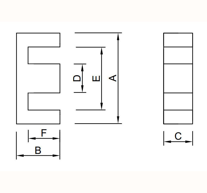EE65 6+6pins PC40 Ferrite Cores and bobbin 65mm – elecify