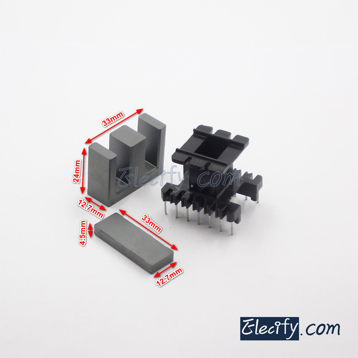 EI33 PC40 Ferrite Cores and bobbin 33mm – elecify