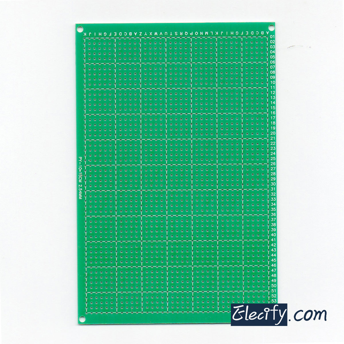 Single side PCB 10*15cm, 2.54mm pitch – elecify